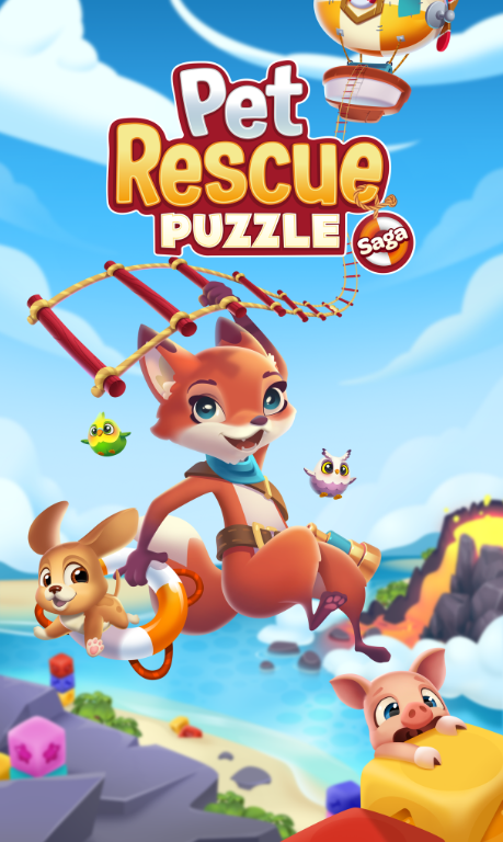 Save the Pets and Play the All-New PET RESCUE PUZZLE SAGA Today ...