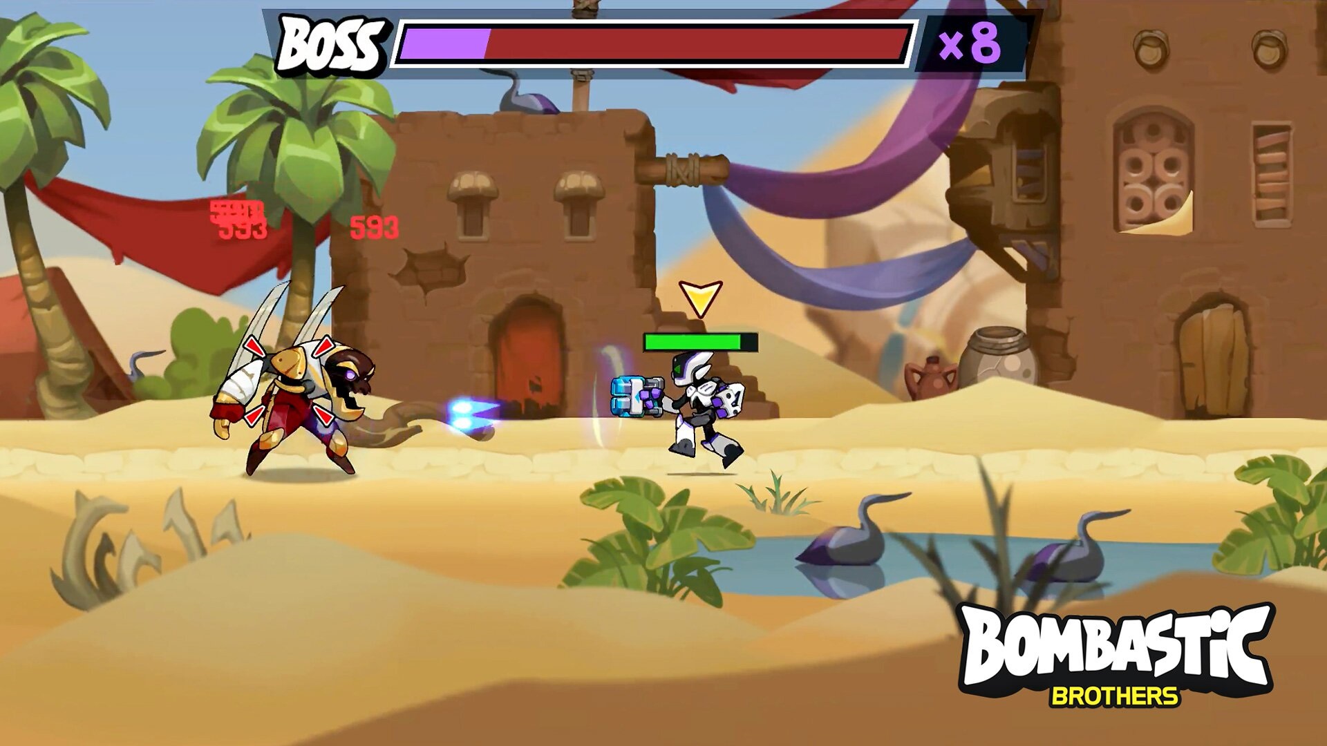 BOMBASTIC BROTHERS Retro 2D Platforming Action Game Now Out on App ...