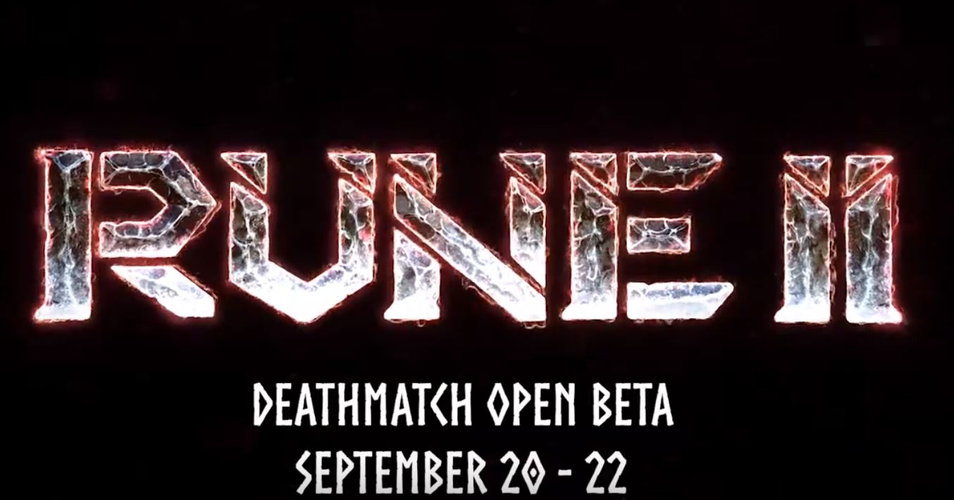 Rune II Open Beta Deathmatch Logo Gaming Cypher - Gaming Cypher