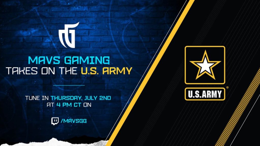 MAVS GAMING Takes on U.S. Army to Promote Nationwide Hiring Campaign ...